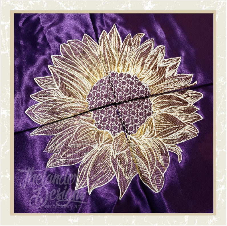 T1640 Four Panel Sunflower – Thelander Designs