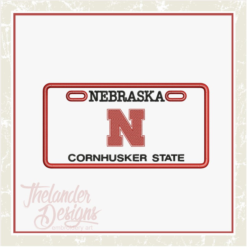 T1741 Nebraska License Plate – Thelander Designs