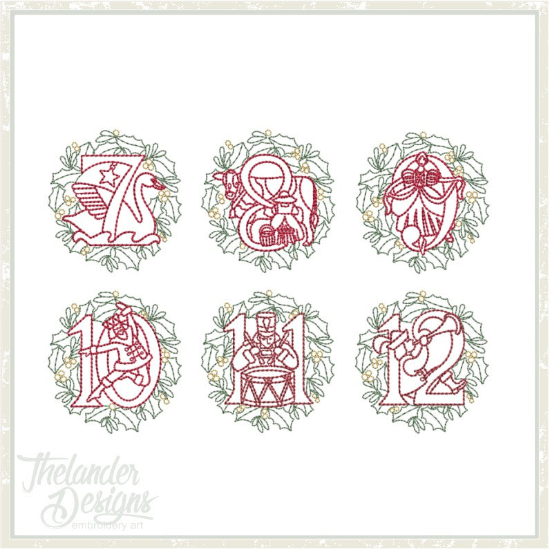 T1770 Twelve Days of Christmas – Thelander Designs