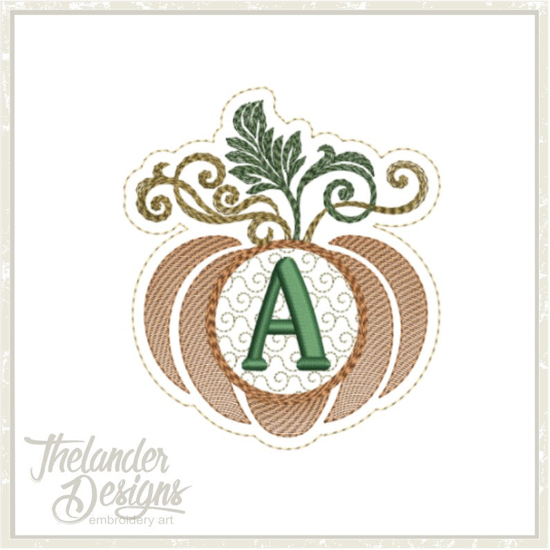 5x5 Autumn A-Z Letters T1868 – Thelander Designs