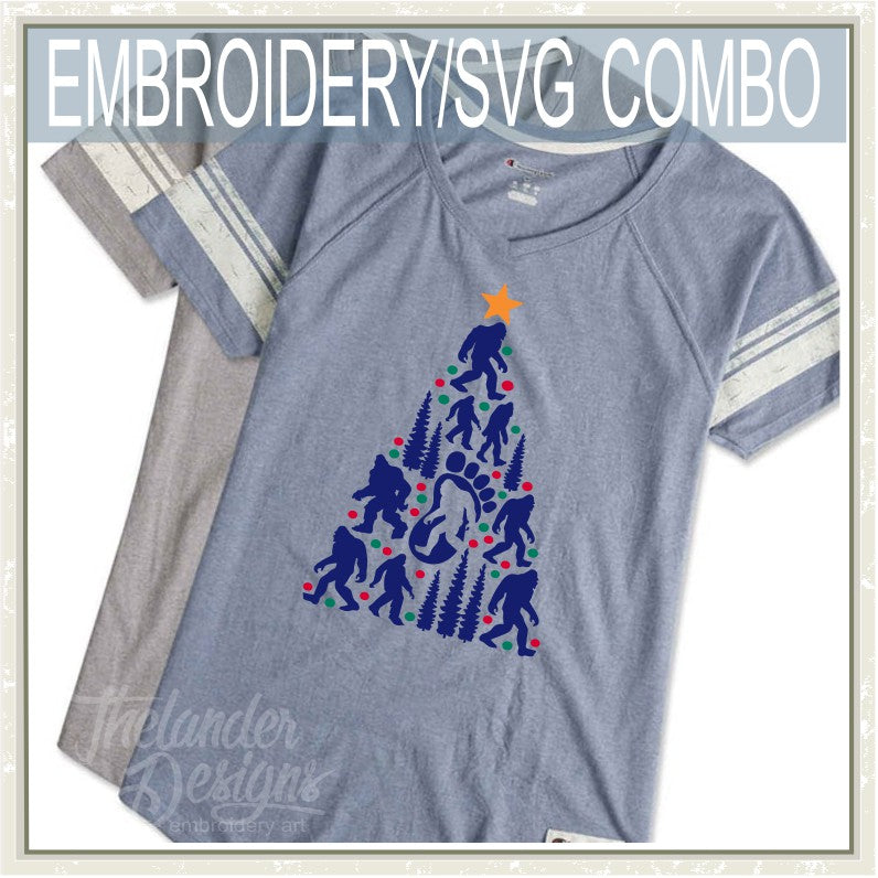 T1888 Big Foot Ornament SVG Bundle – Thelander Designs