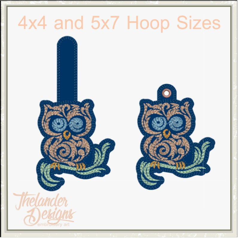 T1911 Sketch Owl Pull Snap Tabs – Thelander Designs