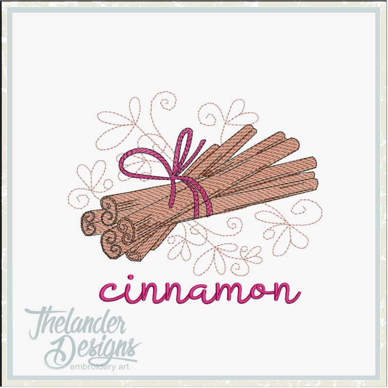 T1931 Cinnamon embroidery – Thelander Designs